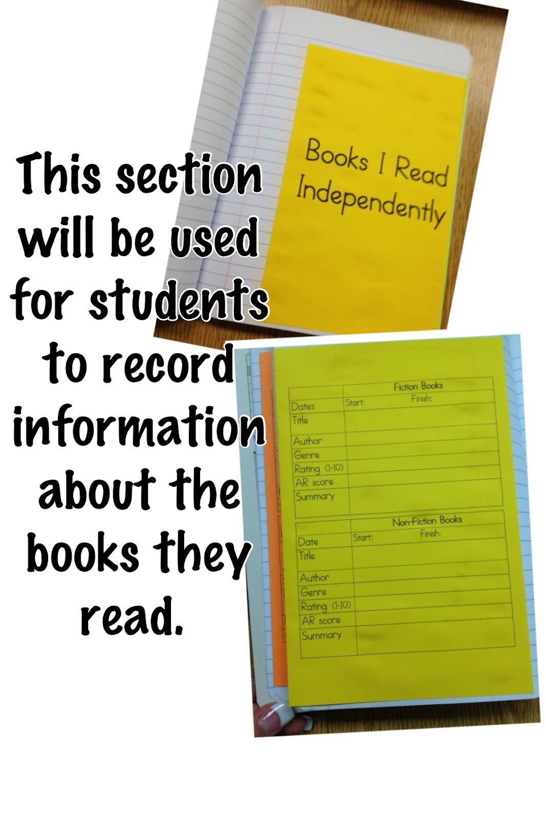 The Traveling Teacher: Reader's Notebooks